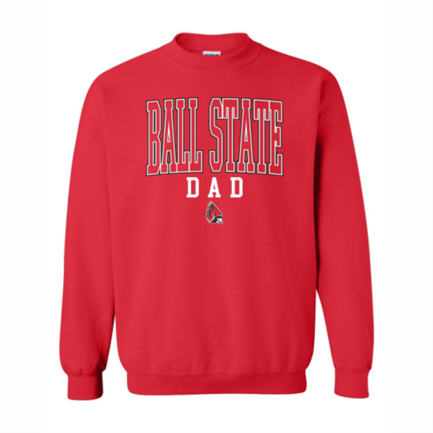 BSU Cardinals Spirited Dad Red Crew – Gameday Spirit Fanstore