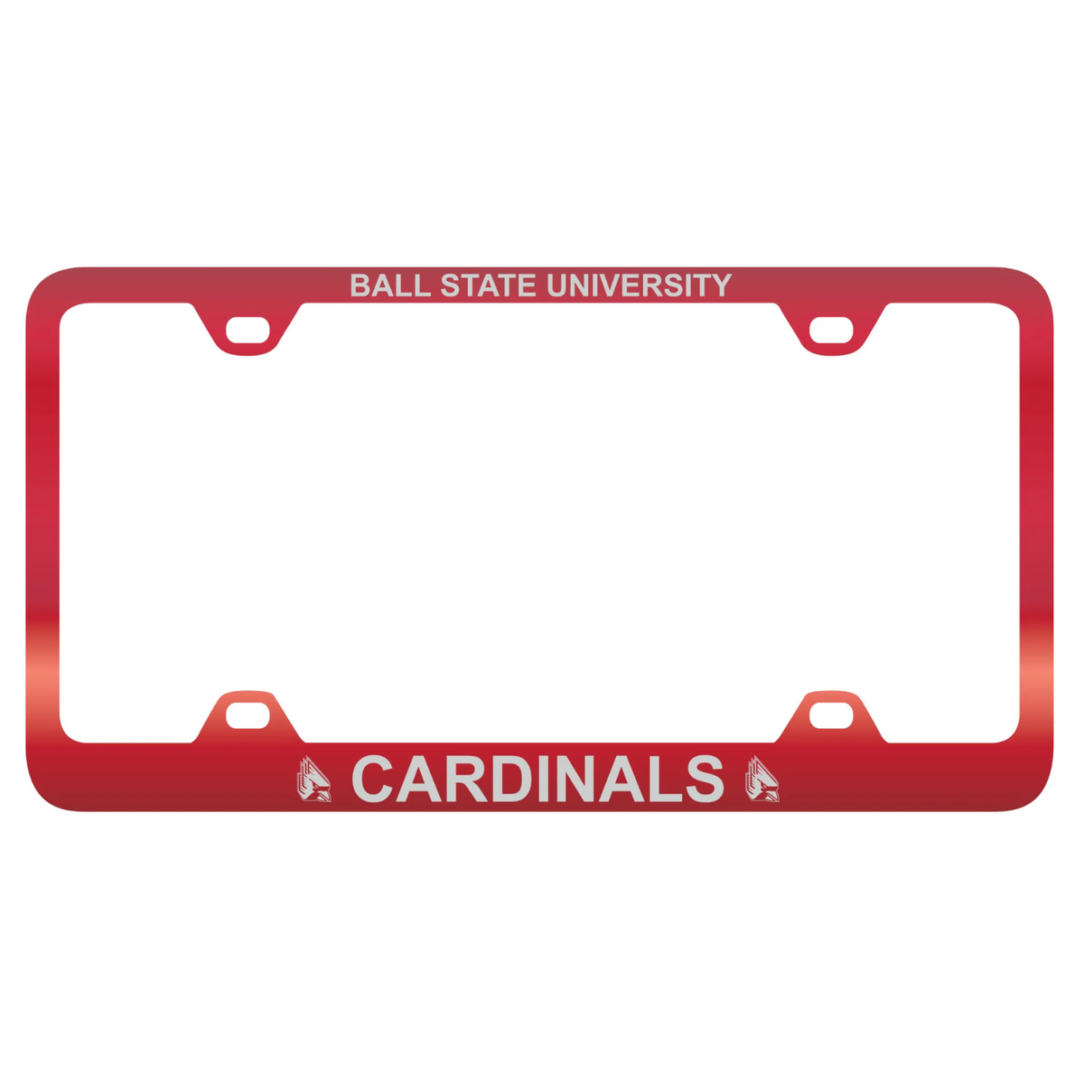 Ball State License Plate Frame Red Engraved – Gameday Spirit Fanstore