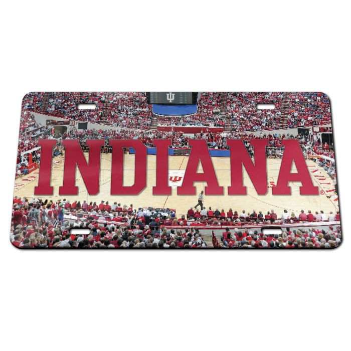 Indiana Hoosiers Assembly Hall License Plate Cover – Gameday Spirit ...