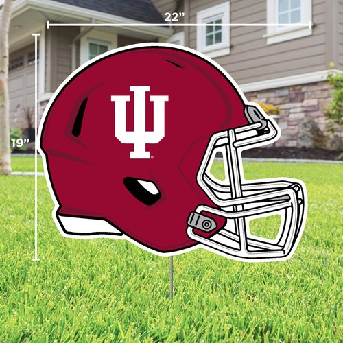 INDIANA UNIVERSITY FOOTBALL HELMET LAWN SIGN – Gameday Spirit Fanstore