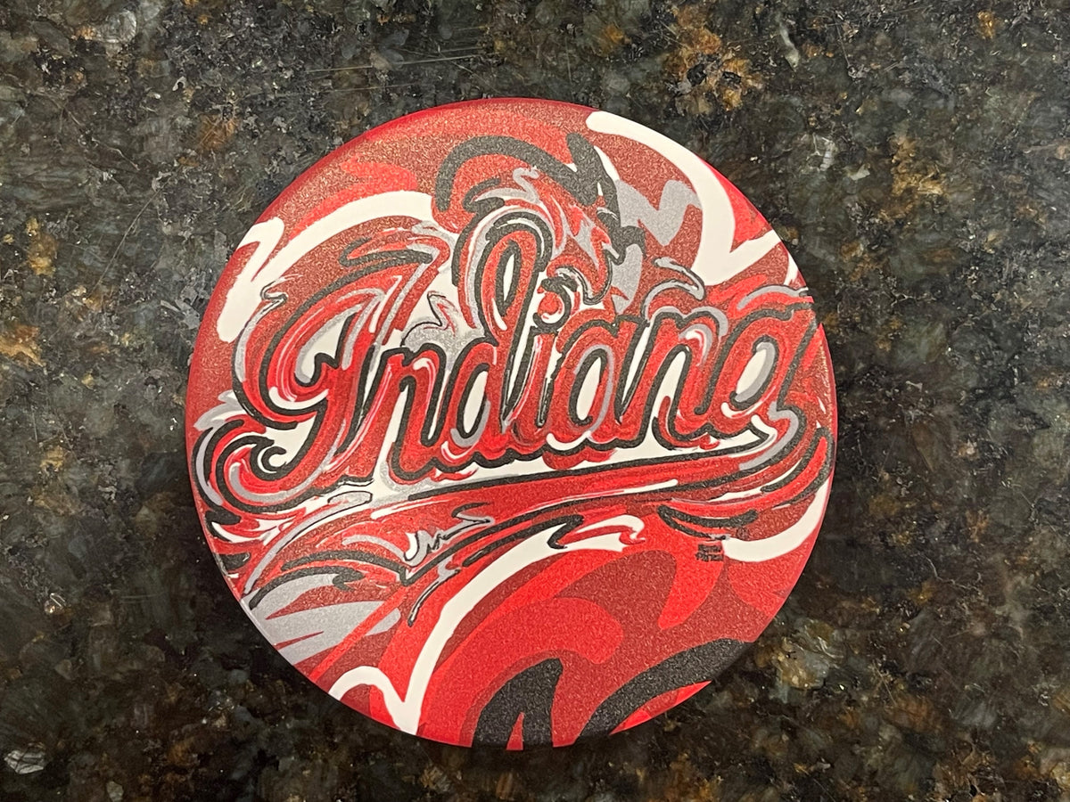 Indiana Hoosiers Script Magnet – Gameday Spirit Fanstore