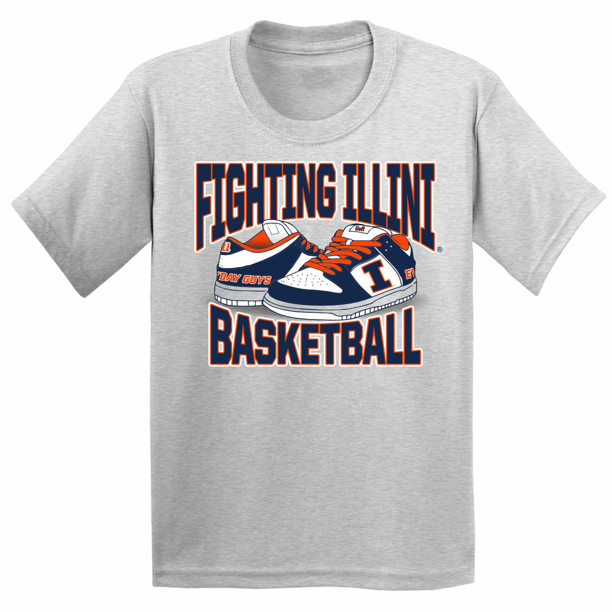 Illinois Fighting Illini Youth Vintage Basketball Dunks Tee – Gameday ...