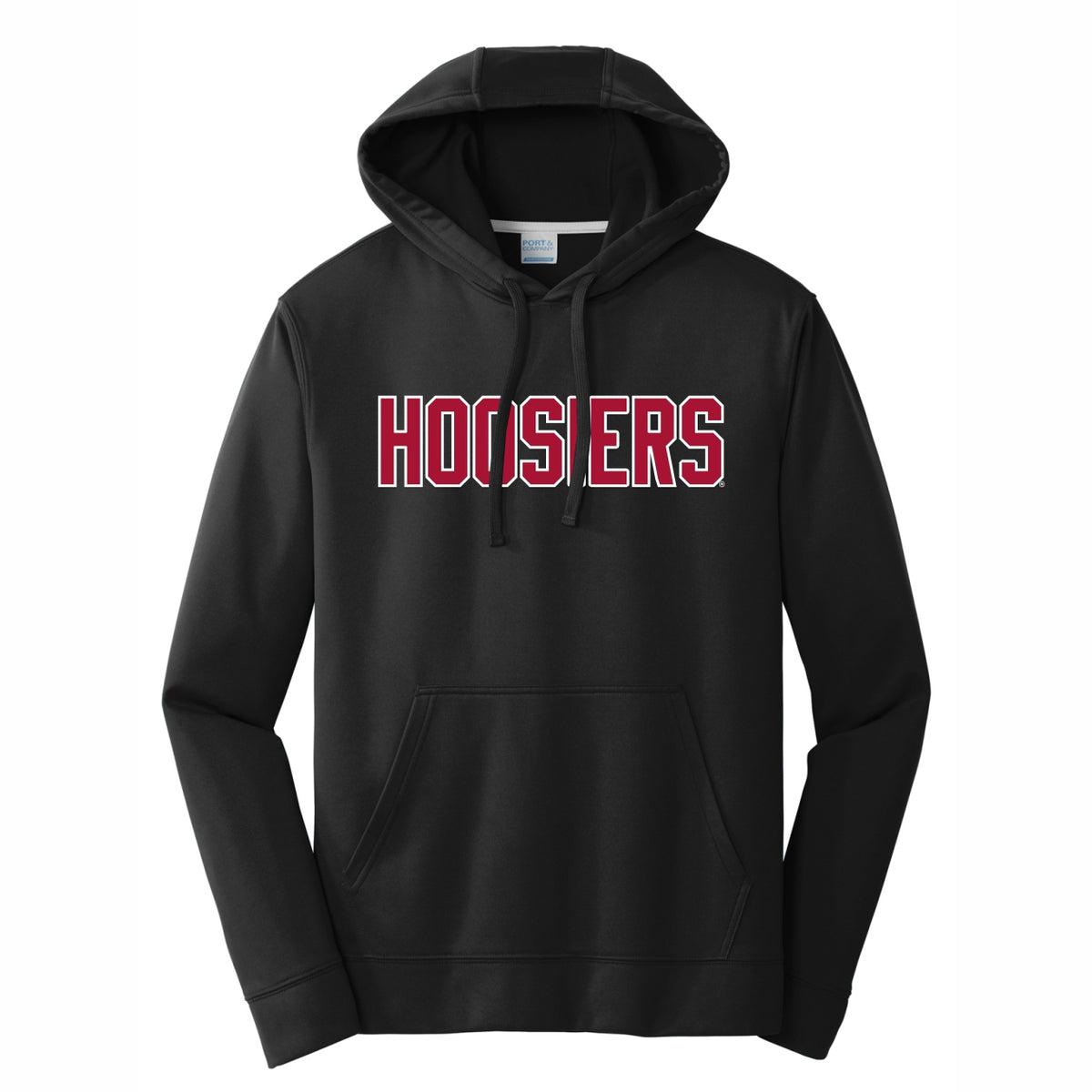 Indiana Hoodie Black/Red Bold Hoosiers – Gameday Spirit Fanstore