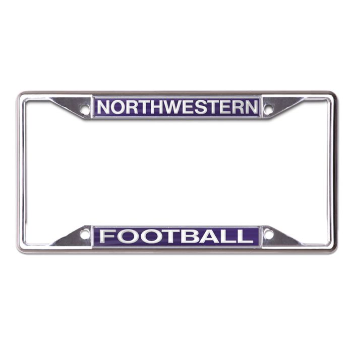 Northwestern Wildcats Football License Plate Frame – Gameday Spirit ...