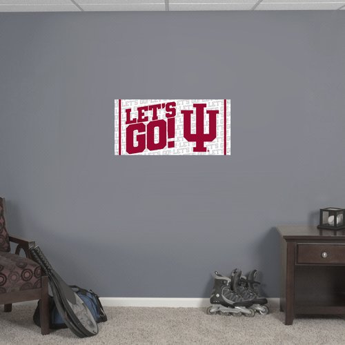 LET'S GO HOOSIERS 2X4 BANNER – Gameday Spirit Fanstore