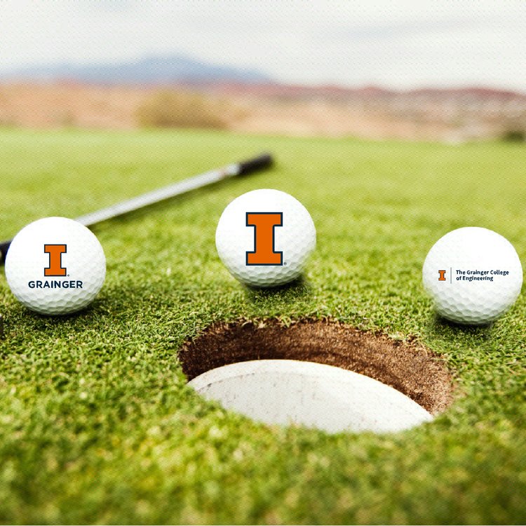 ILLINOIS FIGHTING ILLINI GRAINGER DOZEN GOLF BALLS – Gameday Spirit ...