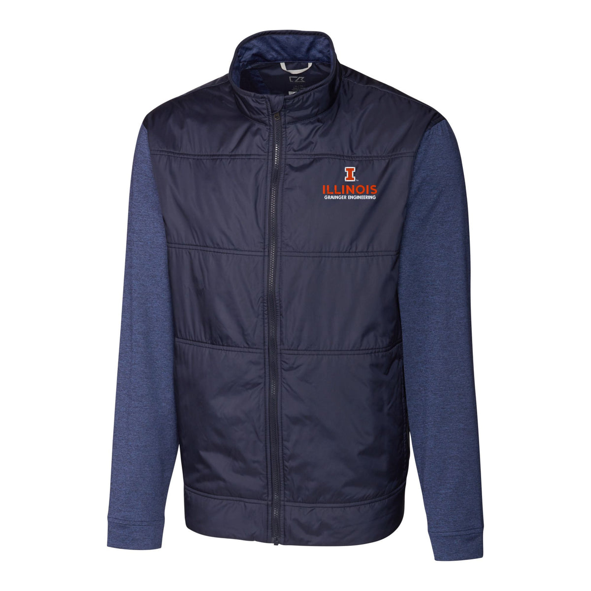 Illinois Fighting Illini Men's Stealth Hybrid Full-Zip Grainger ...