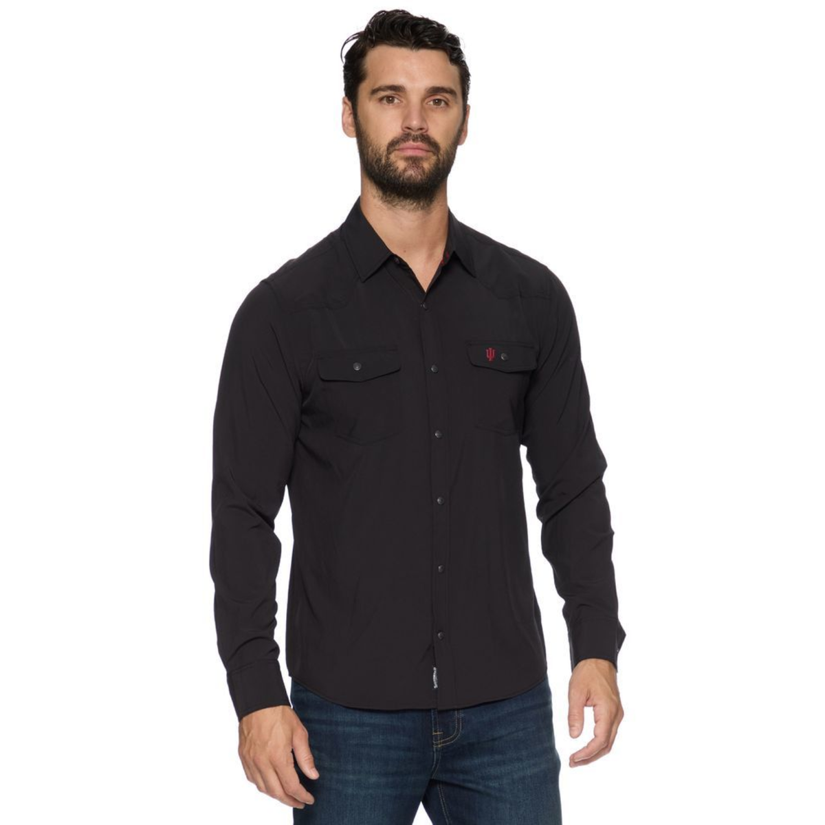 INDIANA Flag & Anthem Longmont UPF Performance Western Shirt – Gameday ...
