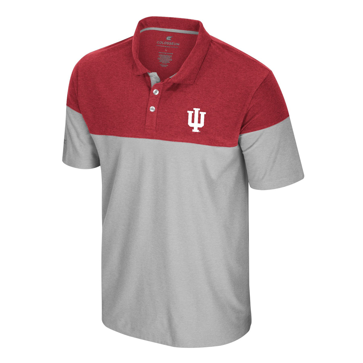 Indiana Polo Men's Red/Grey IU Trident – Gameday Spirit Fanstore