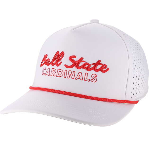 Ball State Hat White Script Rope – Gameday Spirit Fanstore