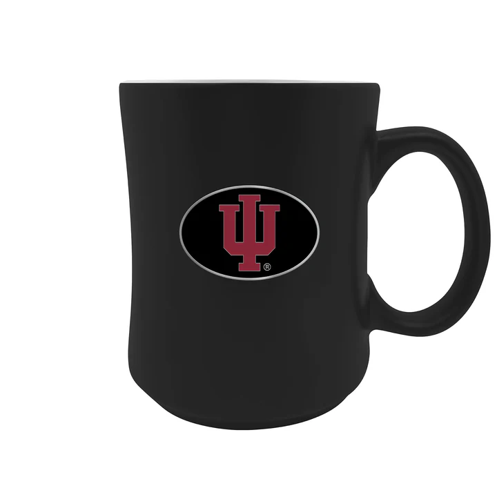 Indiana Mug 19oz Black Ceramic – Gameday Spirit Fanstore