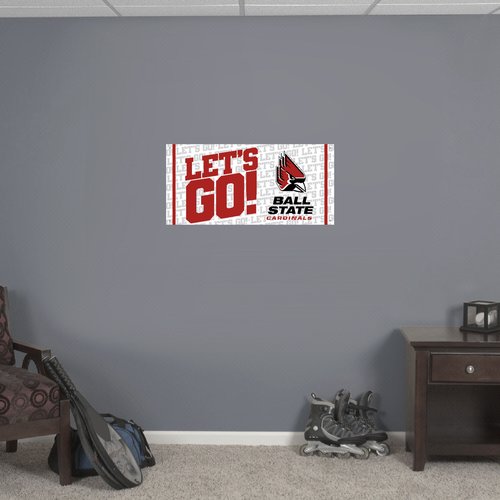 LET'S GO BALL STATE CARDINALS 2X4 BANNER – Gameday Spirit Fanstore