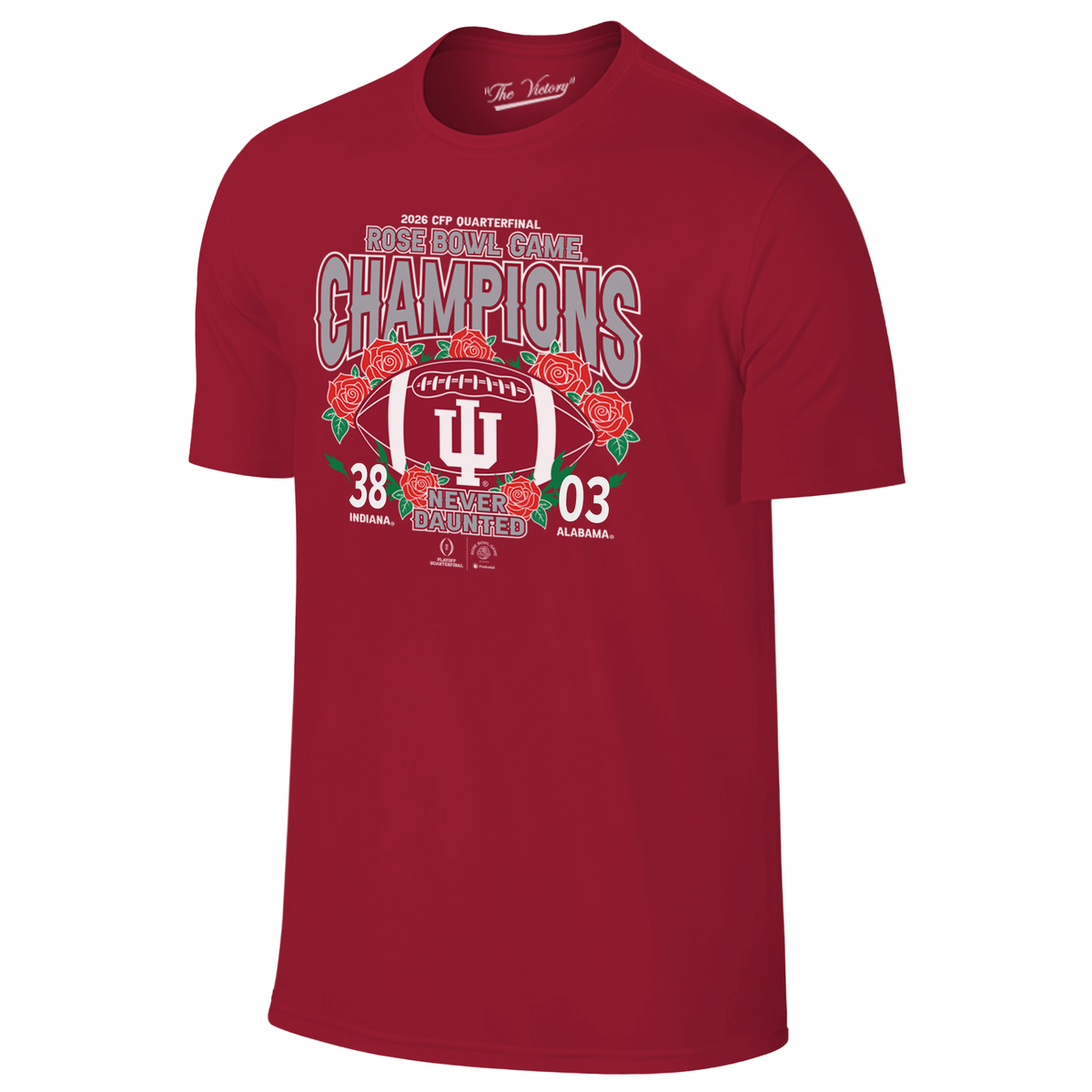 Indiana Football 2026 Rose Bowl Champions Final Score Red T-Shirt ...