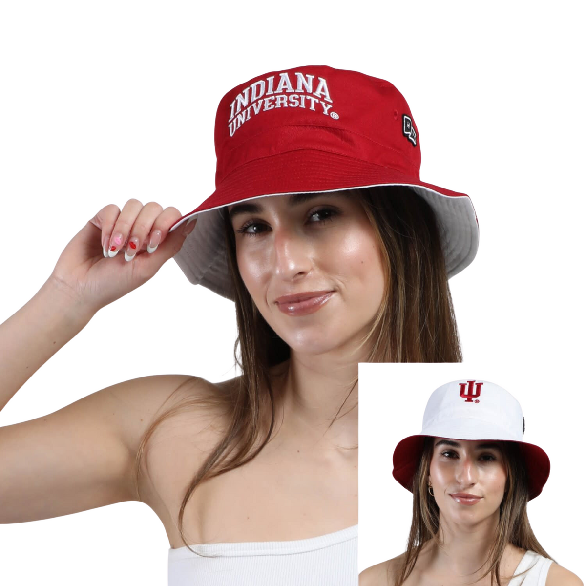 Indiana Hoosiers Hype & Vice Reversible Bucket Hat – Gameday Spirit ...