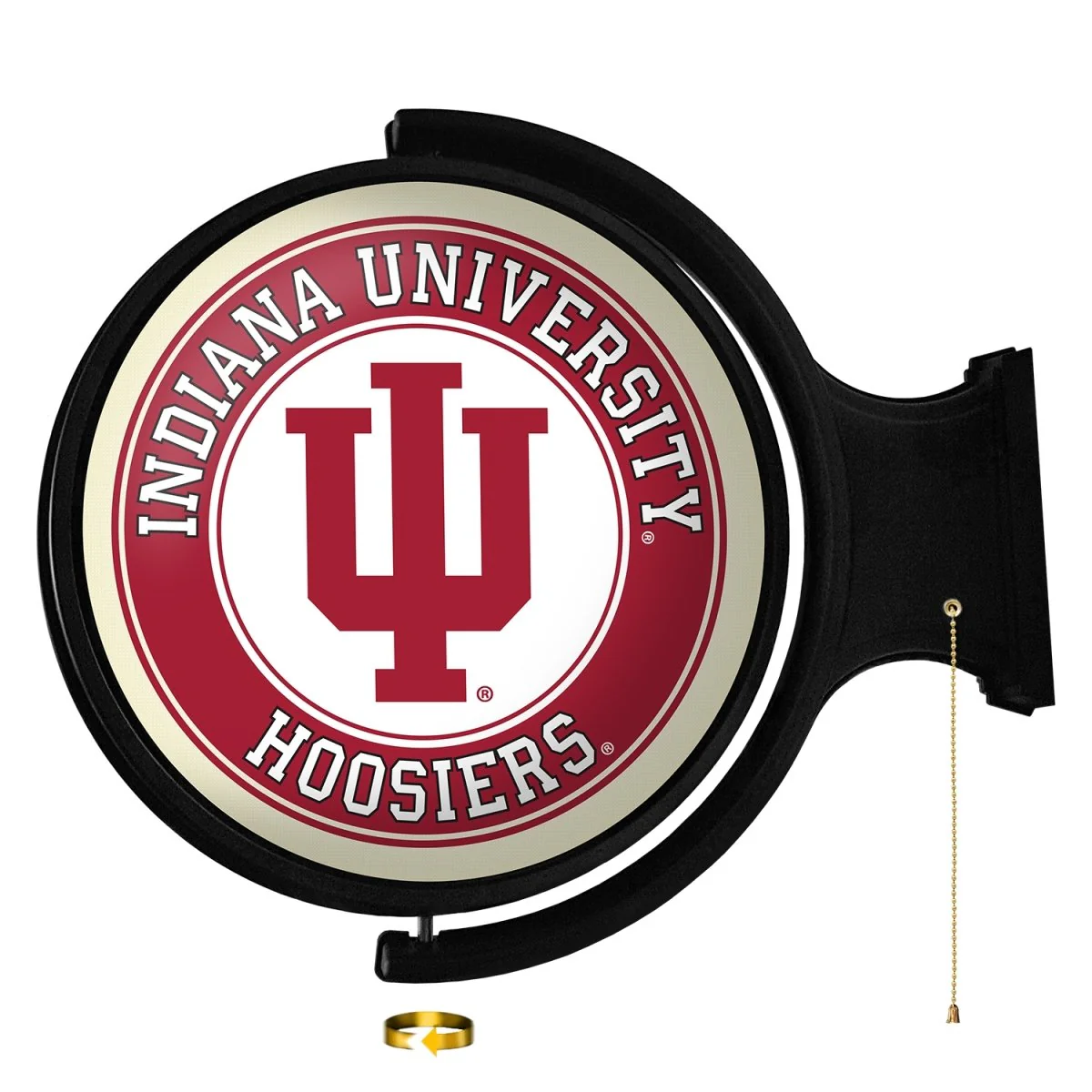 Indiana Sign Red Round Spinning – Gameday Spirit Fanstore