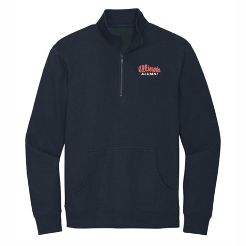 Illinois Fighting Illini Alumni Script Quarter-Zip – Gameday Spirit ...