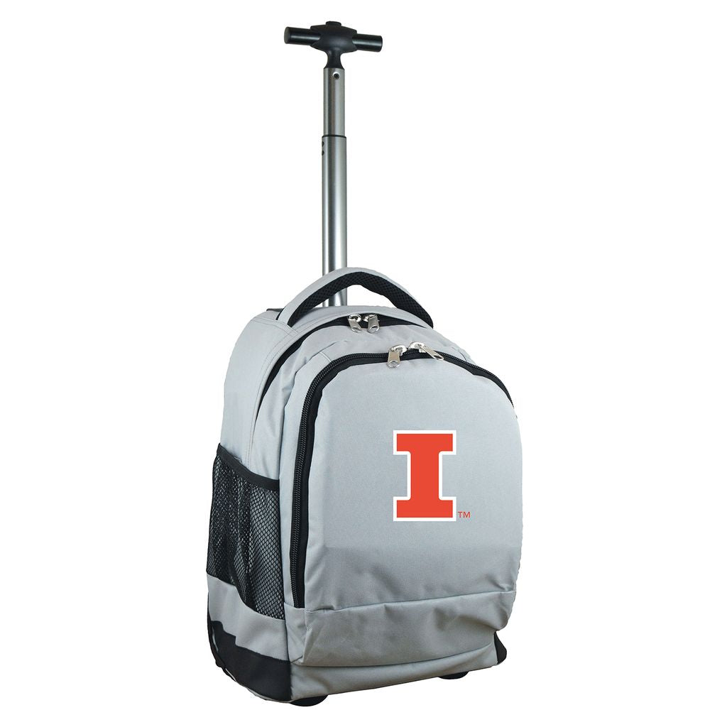 Illinois Fighting Illini Premium Wheeled Backpack – Gameday Spirit Fanstore