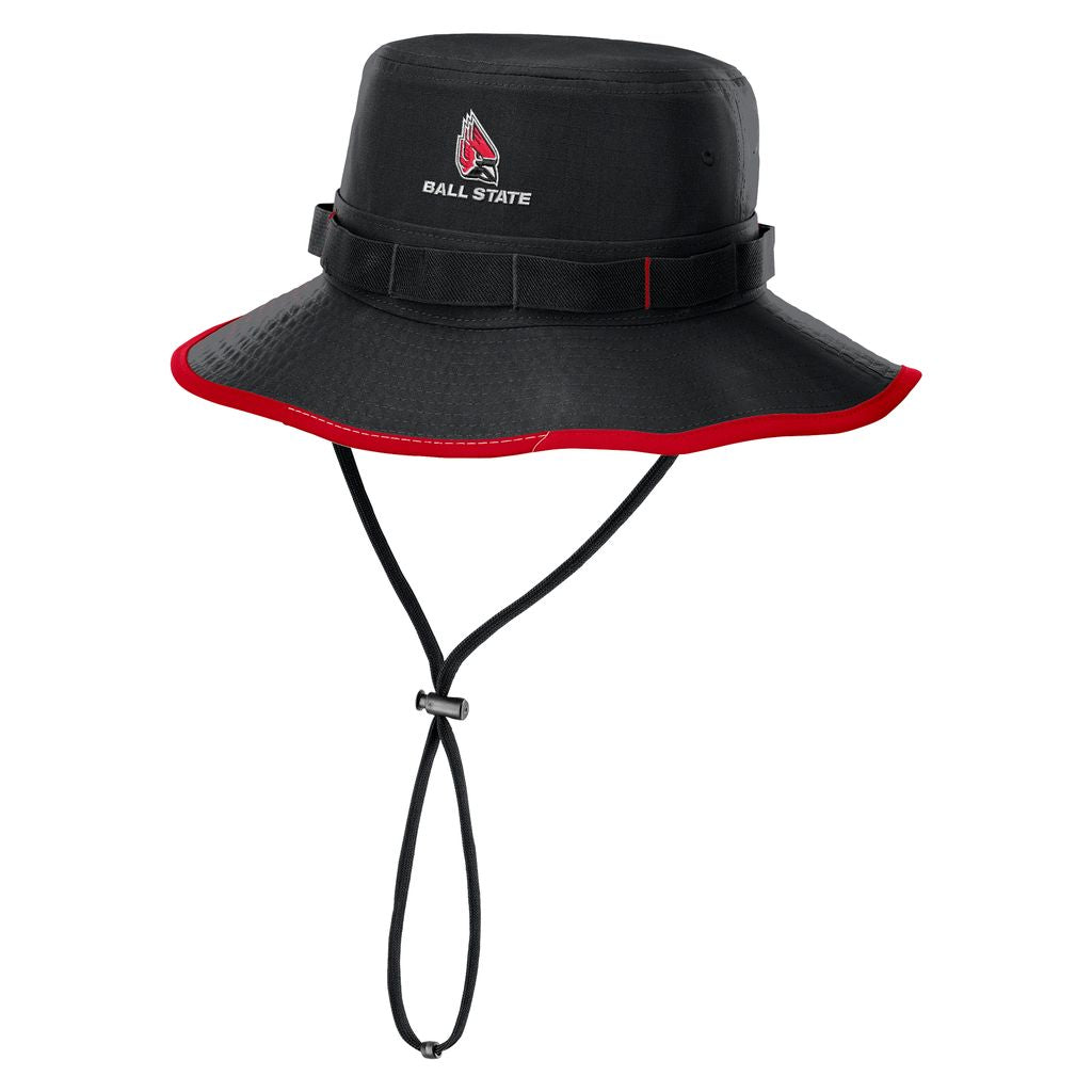 Ball State Bucket Hat Nike Black/Red – Gameday Spirit Fanstore