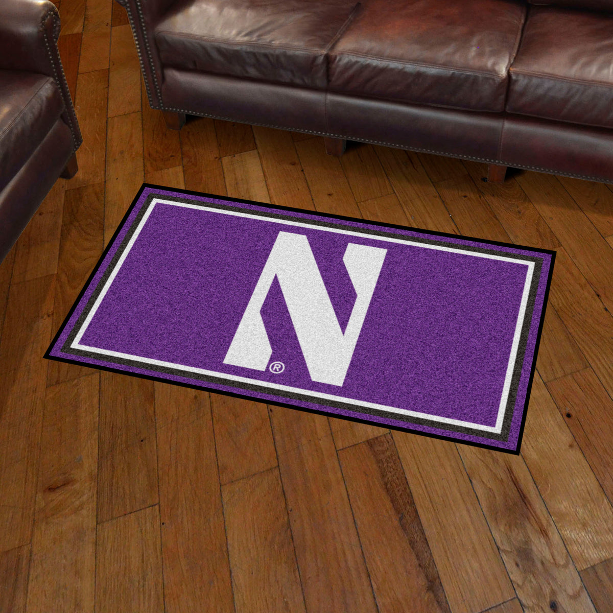 Northwestern Wildcats 3x5 Rug – Gameday Spirit Fanstore