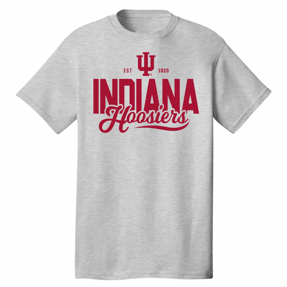 Indiana Hoosiers Script Grey/Red T-Shirt – Gameday Spirit Fanstore