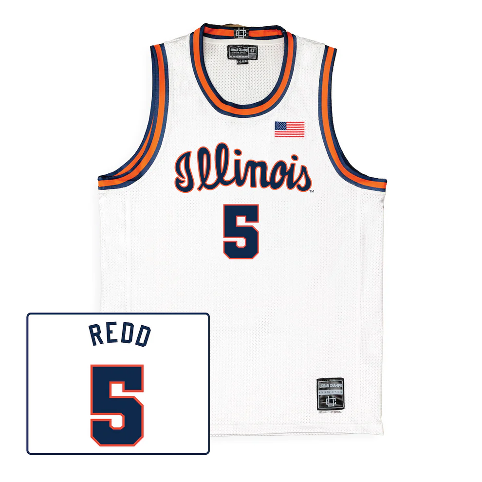Illinois Fighting Illini NIL Basketball Jersey #5 AJ Redd – Gameday ...
