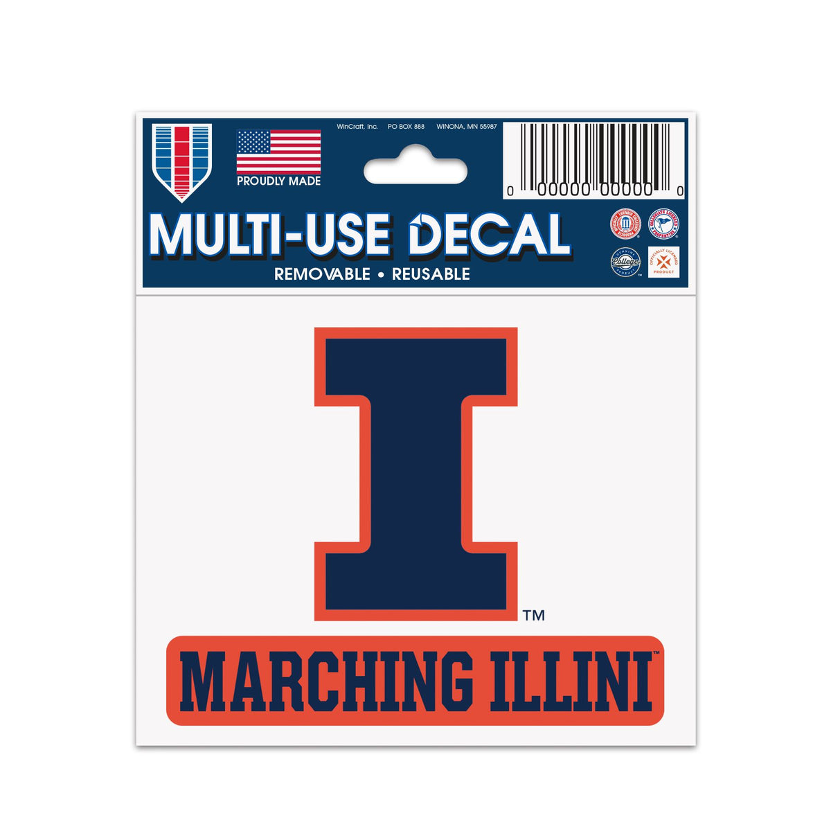 Illinois Fighting Illini Marching Illini Decal – Gameday Spirit Fanstore