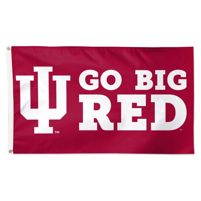Indiana Hoosiers Flag Go Big Red – Gameday Spirit Fanstore