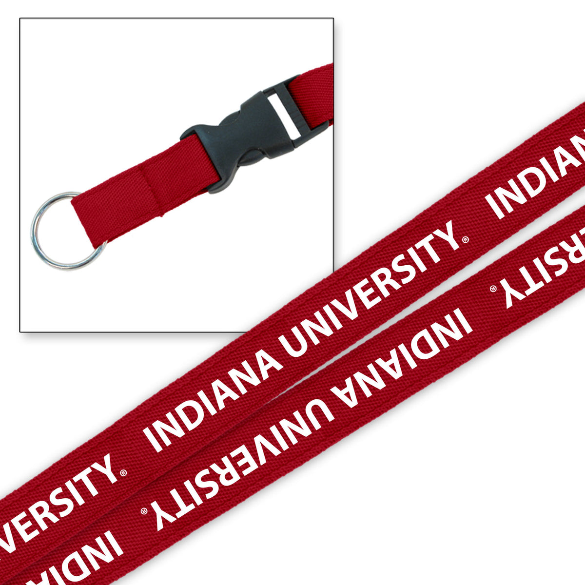 Indiana Hoosiers Red Buckle Lanyard – Gameday Spirit Fanstore