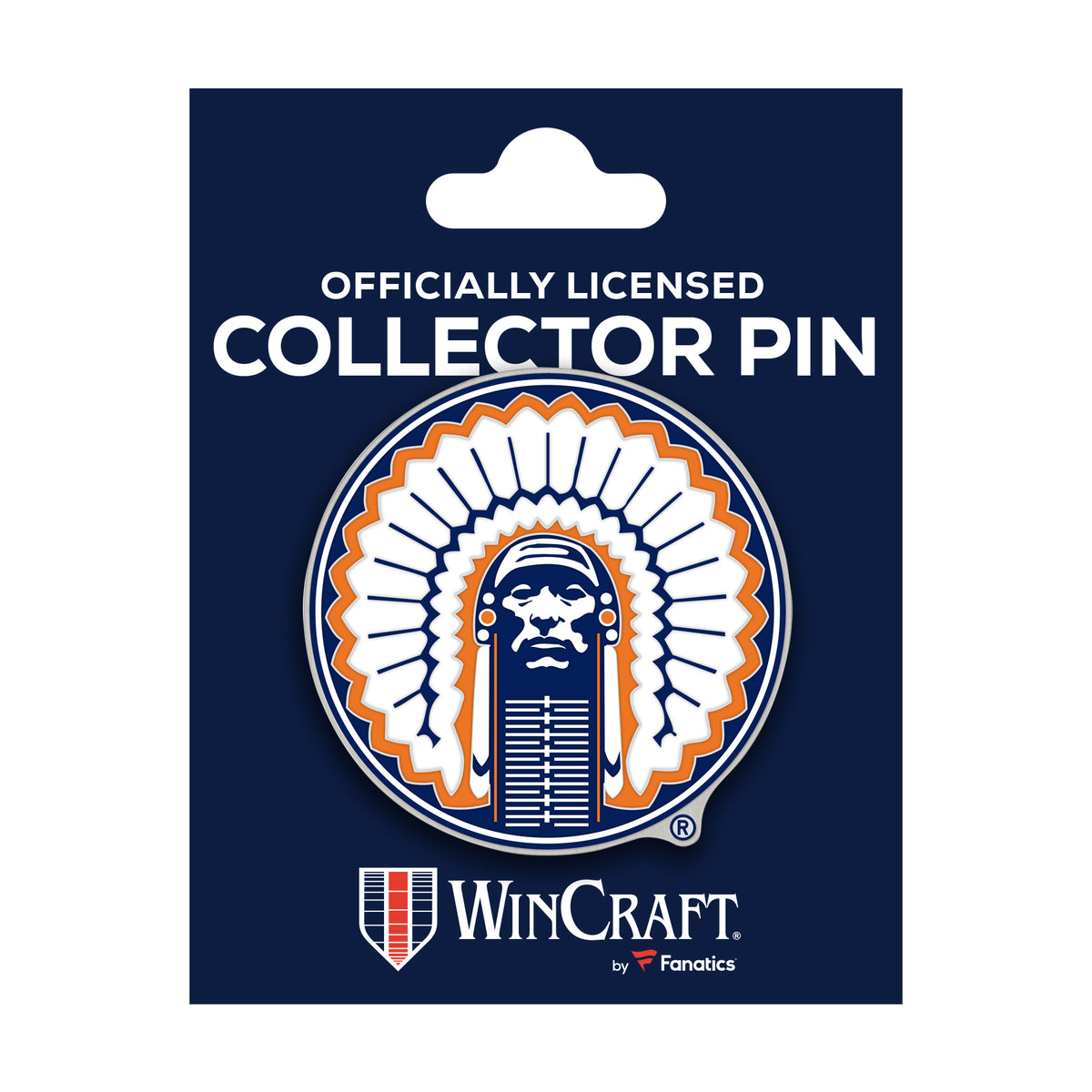 Illinois Fighting Illini Chief Pin – Gameday Spirit Fanstore