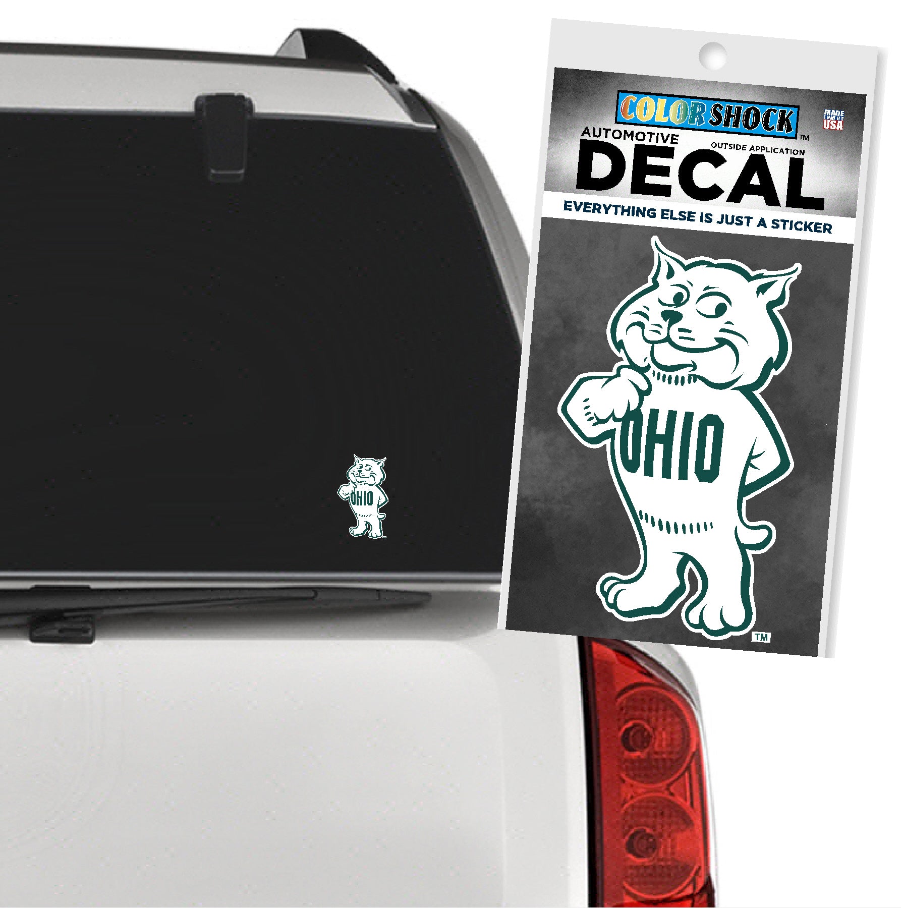 Ohio Sticker Vintage Rufus Decal – Gameday Spirit Fanstore