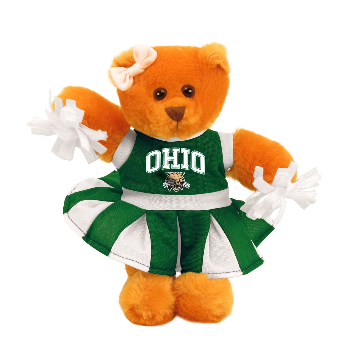Ohio University Bobcats 8" Cheerleader Bear – Gameday Spirit Fanstore