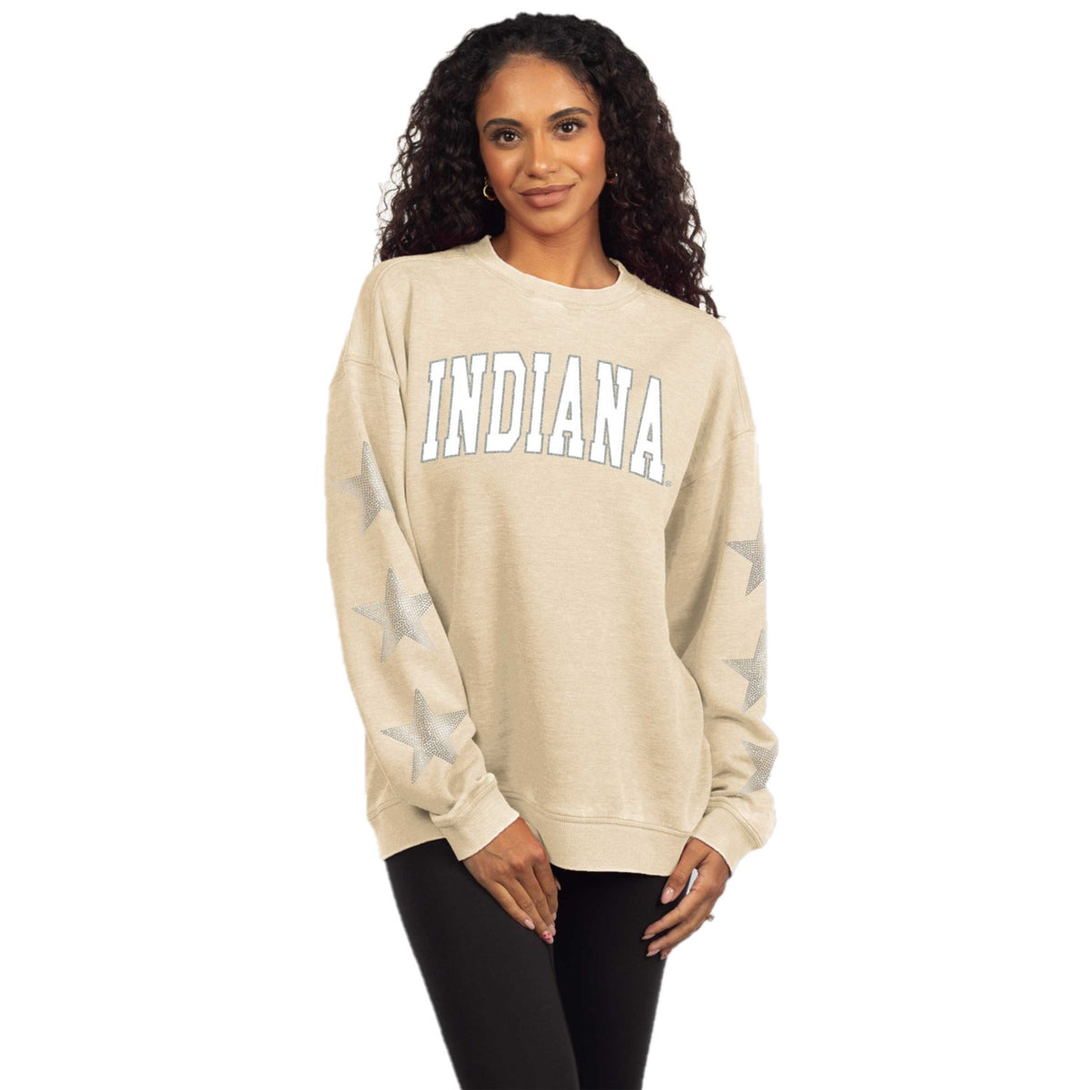 Indiana Hoosiers Women's Chicka-D Star Crew – Gameday Spirit Fanstore
