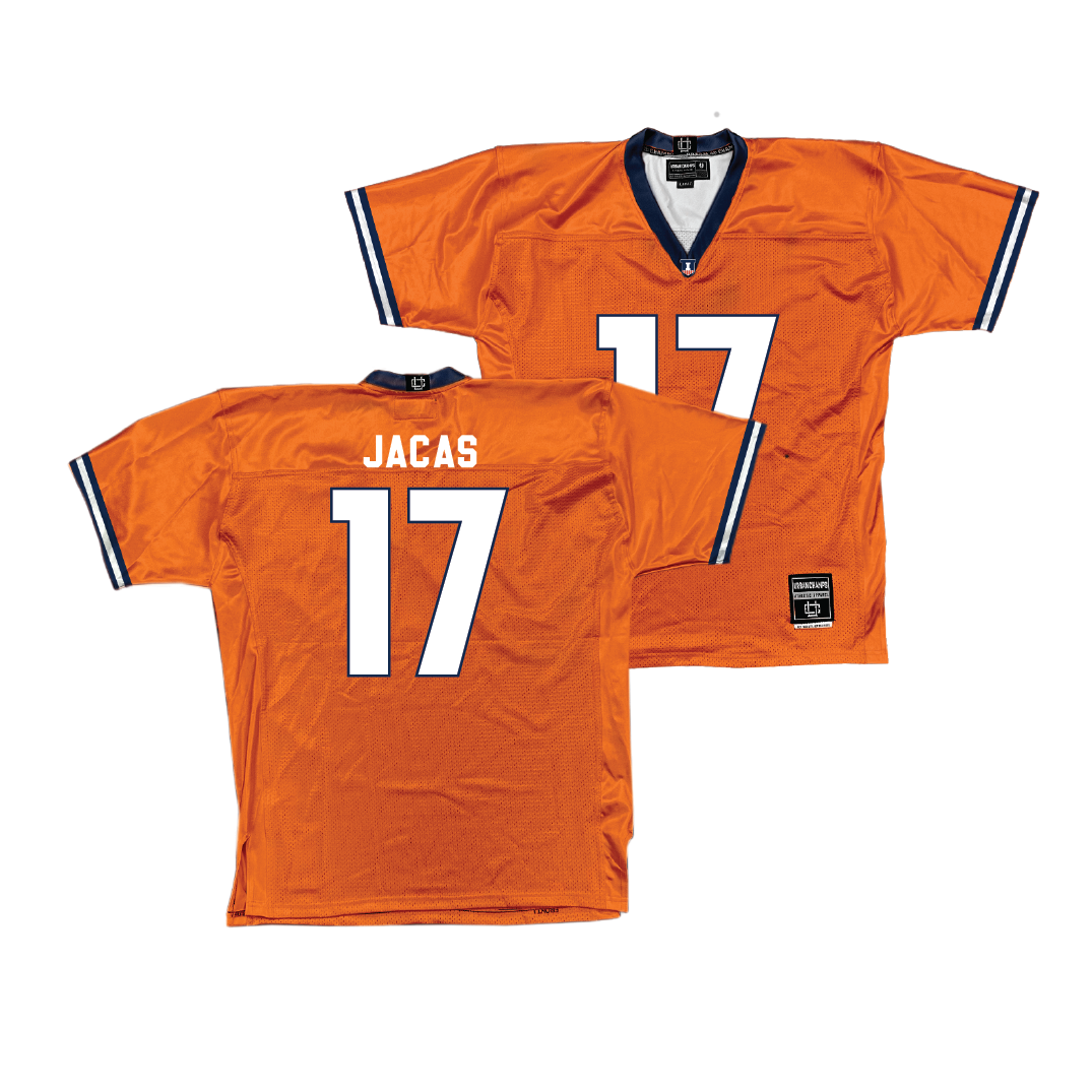 Illinois Fighting Illini NIL Football Jersey #17 Gabe Jacas – Gameday ...