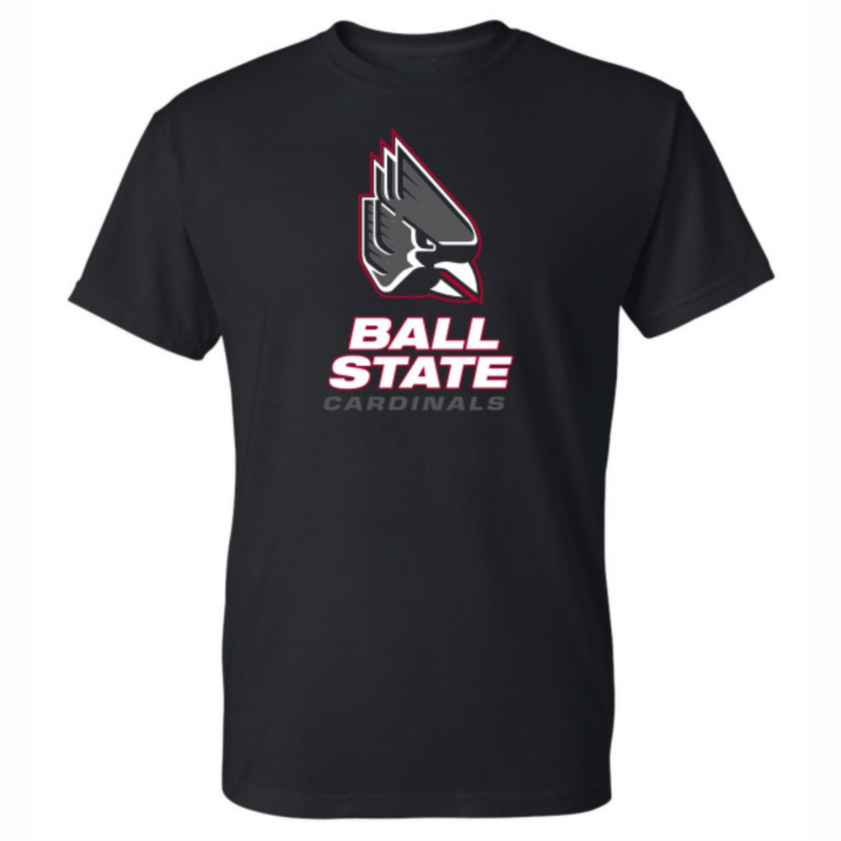 BSU Cardinals Greyscale Logo T-Shirt – Gameday Spirit Fanstore