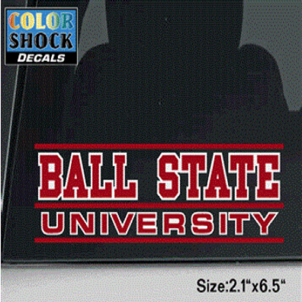 BSU Cardinals 'Ball State University' Decal – Gameday Spirit Fanstore