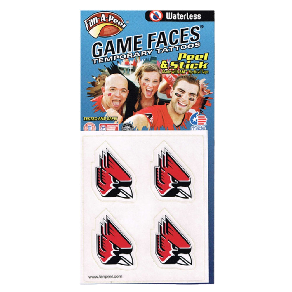 BSU Cardinals Temporary Tattoo Pack – Gameday Spirit Fanstore