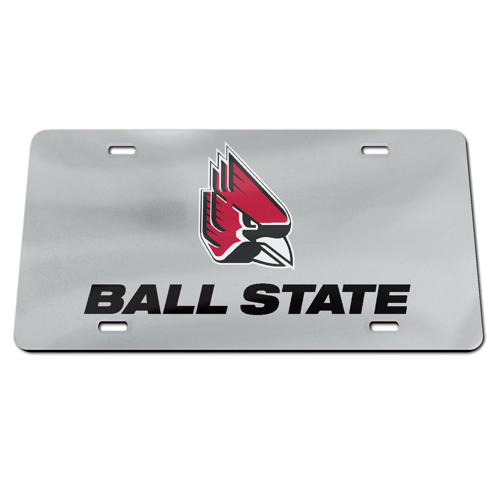 BSU Cardinals Mirrored License Plate – Gameday Spirit Fanstore