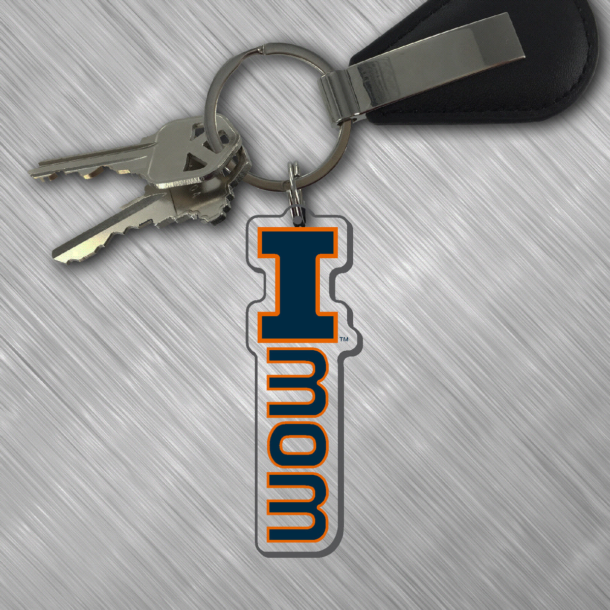 Illinois Fighting Illini Mom Keychain – Gameday Spirit Fanstore