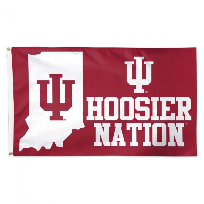 Indiana Hoosiers 3' X 5' Deluxe Flag – Gameday Spirit Fanstore